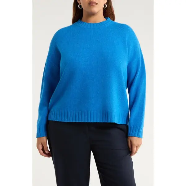 SEASALT CORNWALL Evening Bay Merino Wool Blend Crewneck Sweater