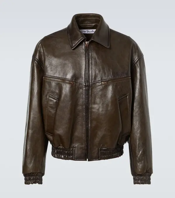 Acne Studios Leather Blouson Jacket