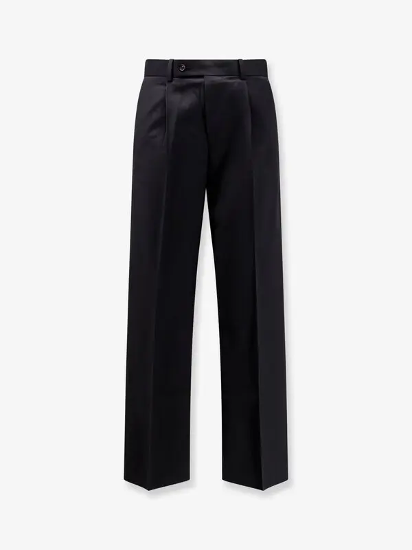 TONYWACK Wool Blend Pleated Trousers