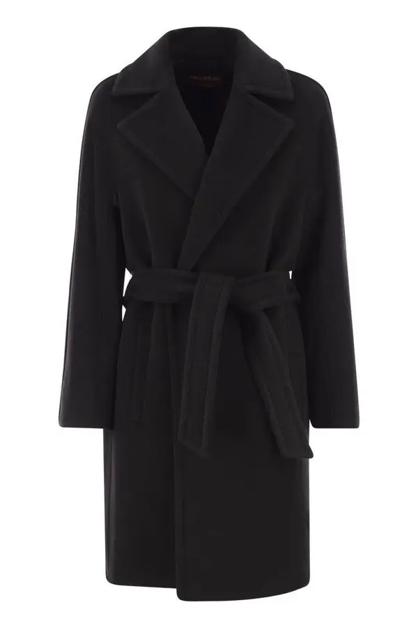 MAX MARA STUDIO Scire Wool Beaver Dressing Gown Coat