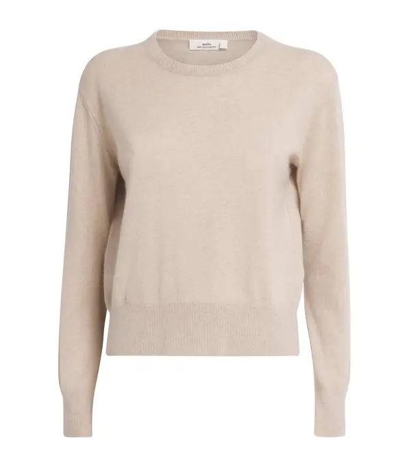 Arch4 Cashmere Hebe Crew-neck Sweater - Beige