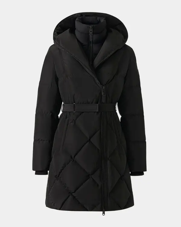 Mackage Ayumi 2-in-1 Long Down Coat - Black