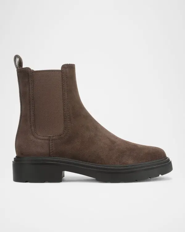 Vince Pinecrest Ii Suede Chelsea Boots - Truffle