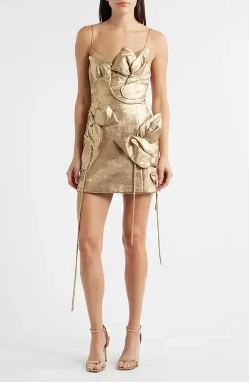caroline long dress CAROLINE LONG RAYON NIGHTGOWN WITH BUTTER YELLOW LACE | CULT MIA main image 1