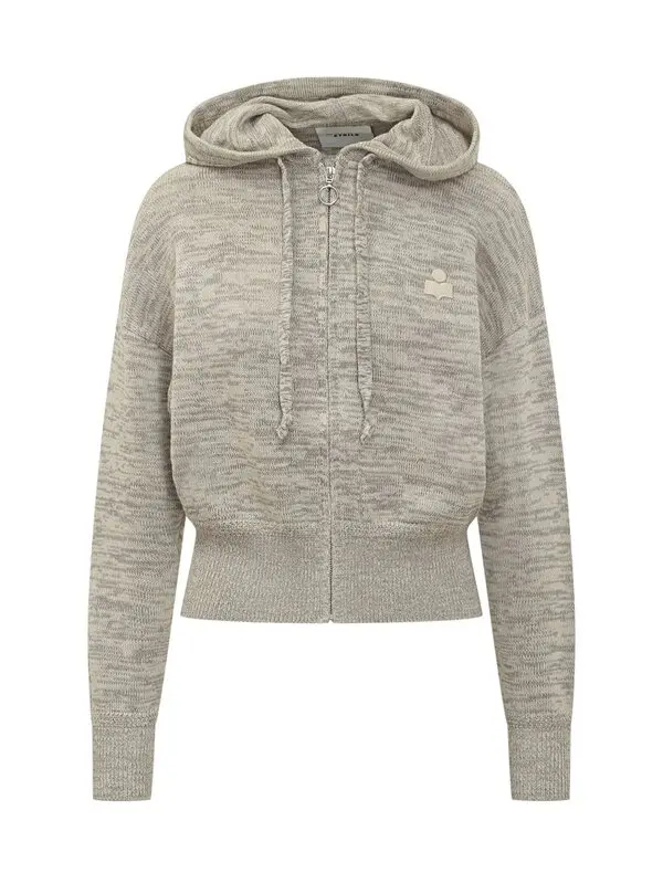 Isabel Marant Toile Gray Mélange Hoodie - Grey