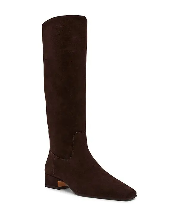 Steve Madden Dantelle Knee High Boots - Brown Suede