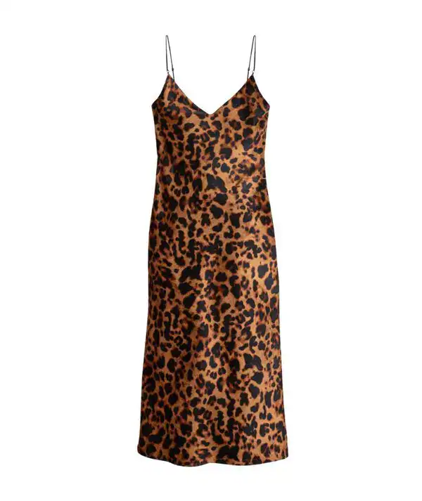 knee length dresses for ladies Leopard Slip Dress main image 0