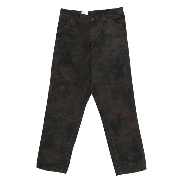 Carhartt Work In Progress Pants Camouflage Print - Black