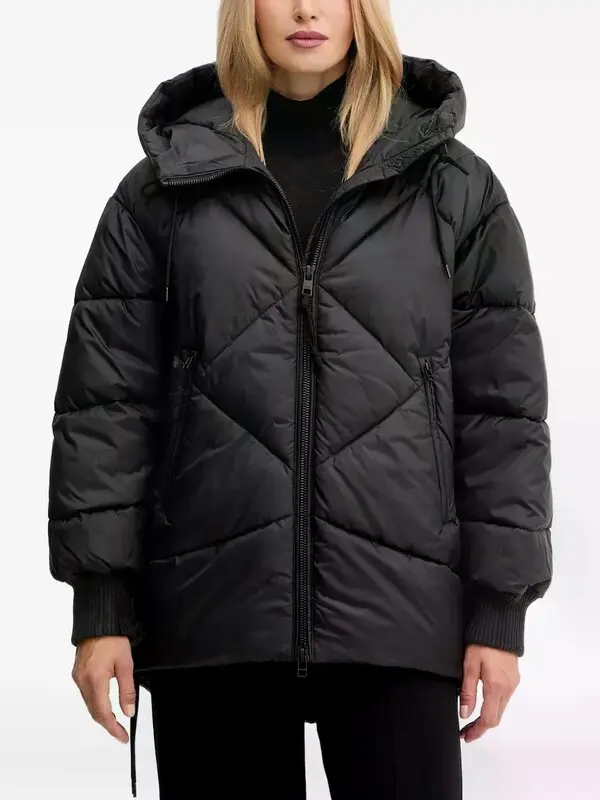 Marc O'polo Hooded Quilted Jacket - Black