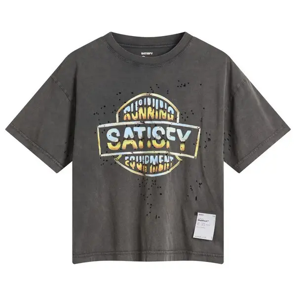 Satisfy Mothtech T-shirt - Aged Black