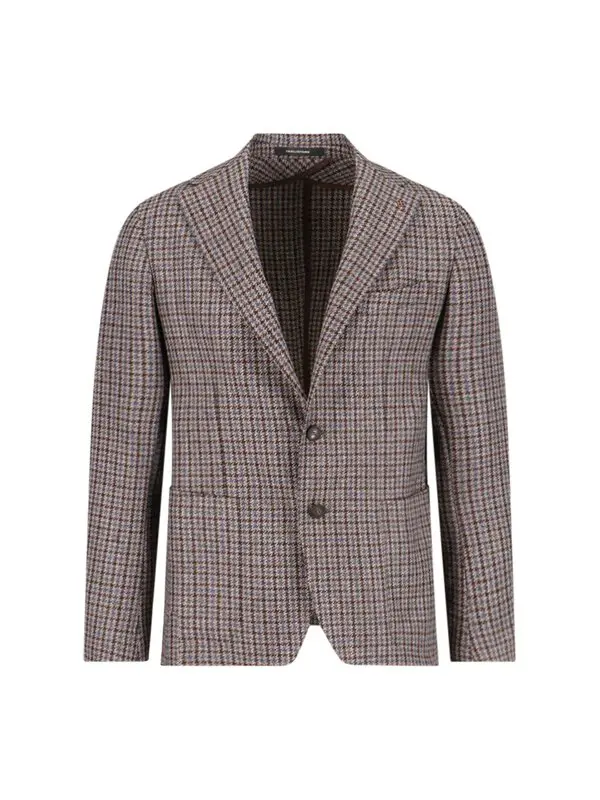 Tagliatore Single-breasted Blazer - Brown