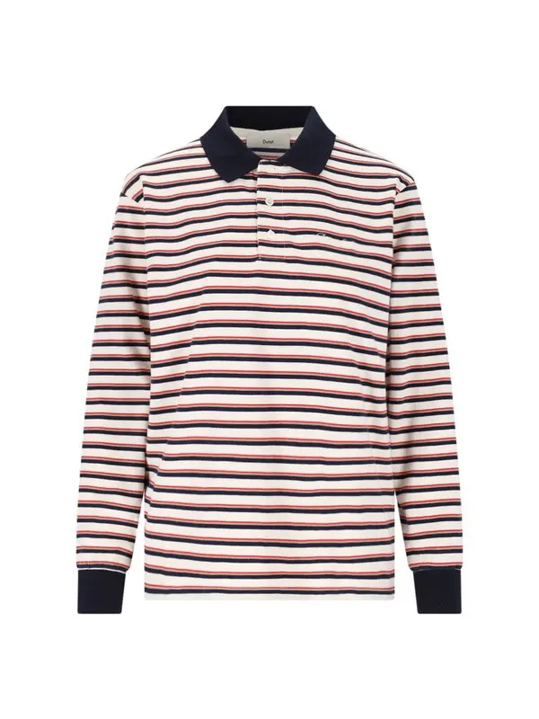 DUNST Striped Cotton T-shirt - Multi