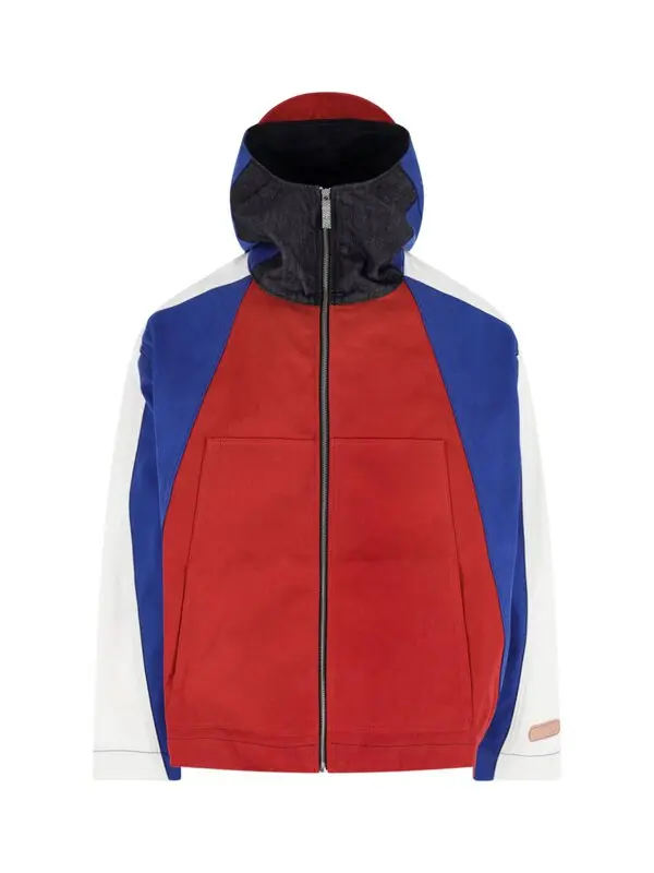 PDF Zip-up Cotton Jacket - Multi