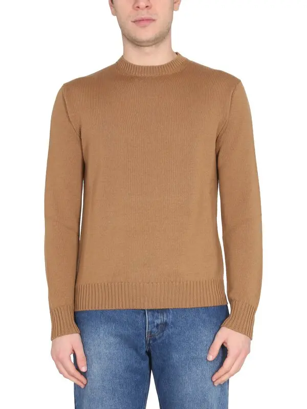 BALLANTYNE Ribbed Choker - Beige