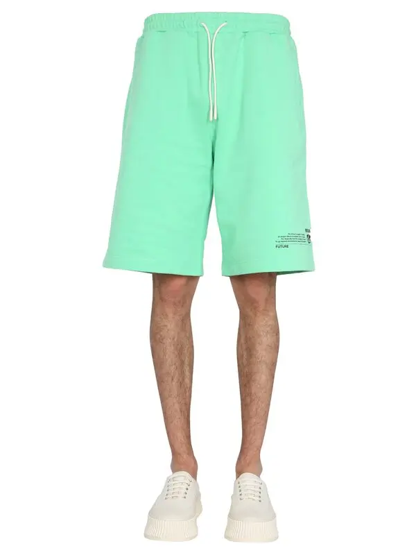 MSGM Bermuda Shorts - Green