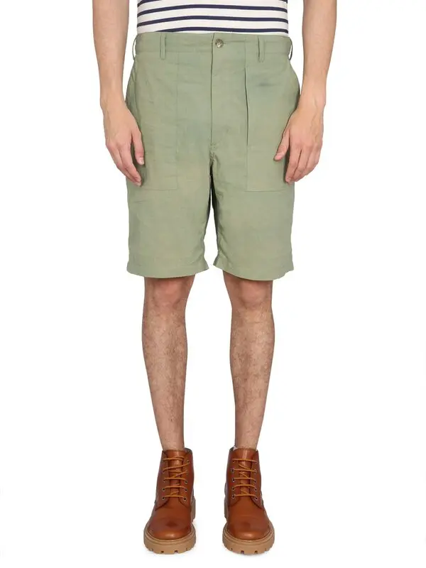 Engineered Garments Bermuda Fatigue - Green