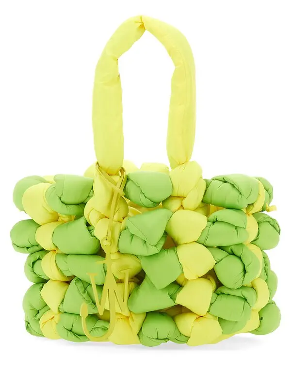 JW Anderson Small Woven Tote Bag - Green