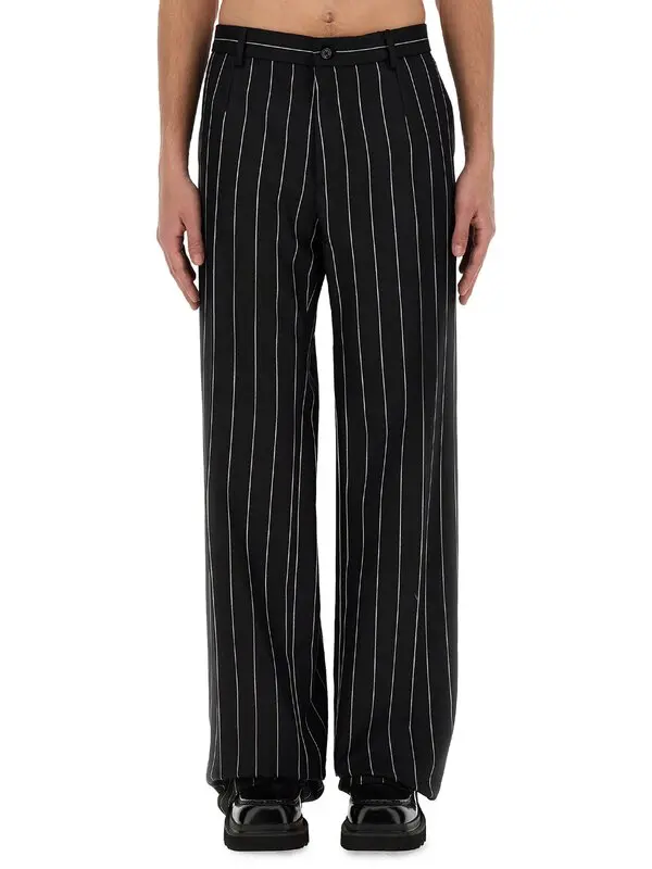 Dolce & Gabbana Pinstripe Wool Trousers