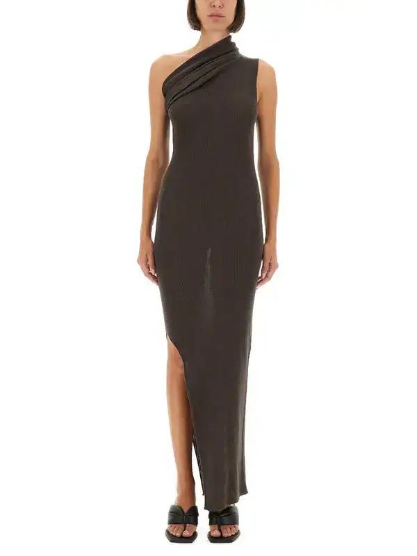pearl fringe knit dress Melange Fringe Trim Knit Sheath Dress main image 1