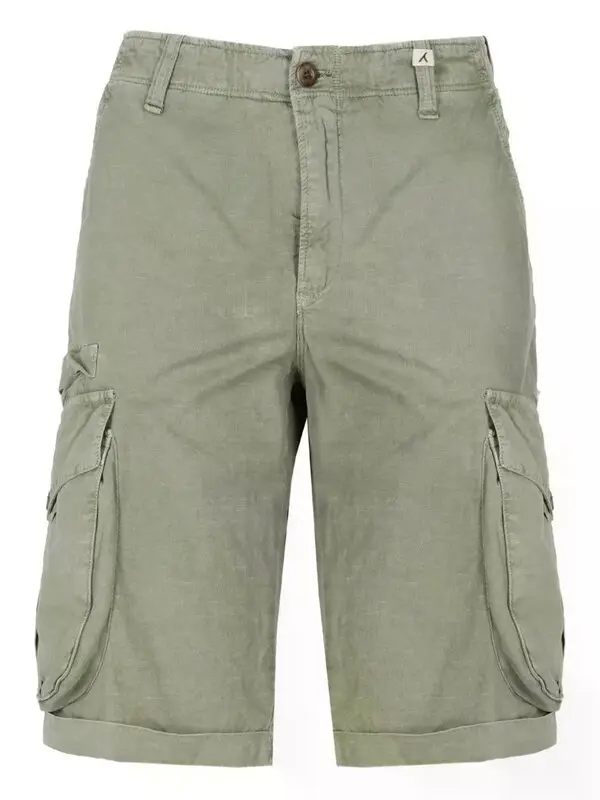MYTHS Flap-pocket Cargo Shorts - Green