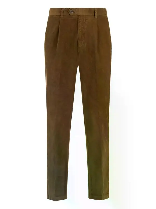 Boglioli Corduroy-texture Trousers - Brown