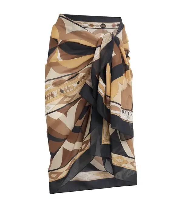 Emilio Pucci Cotton Collane Print Sarong