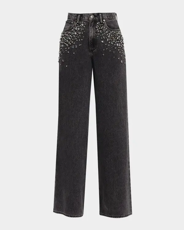 Rag & Bone Featherweight Sofie High-rise Wide Jeans - Anjwl