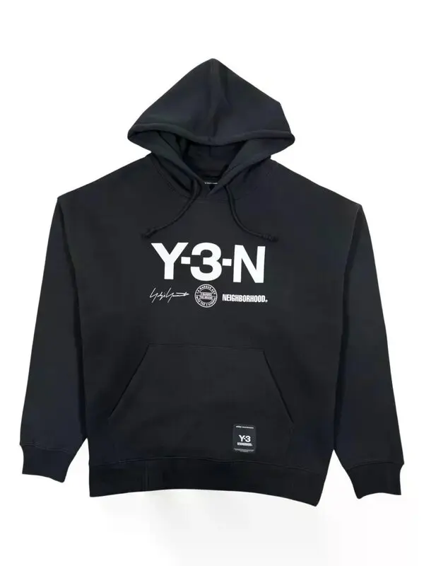 Y3 X Neighborhood Logo-print Hoodie