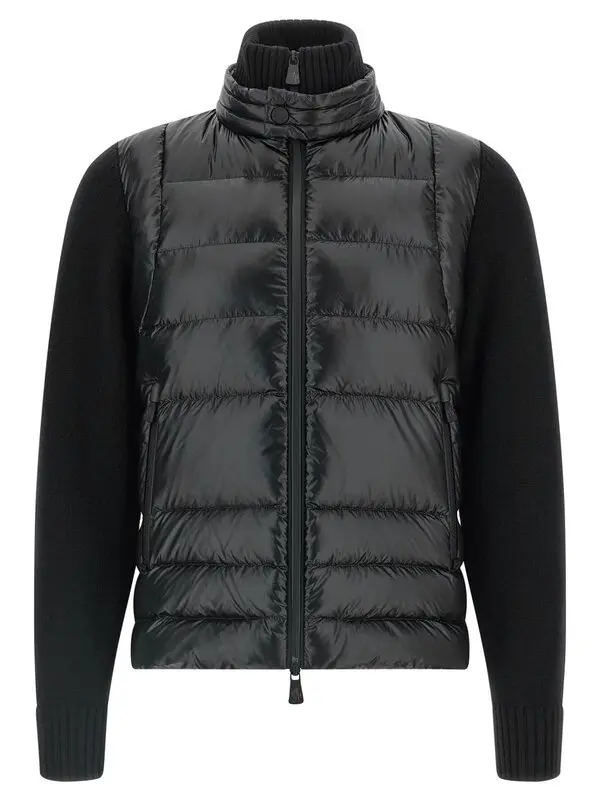 Moncler Padded Wool-blend Cardigan