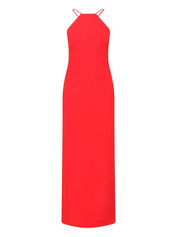 ralph lauren halter dress Bahari Low Back Halter Maxi Dress - Black