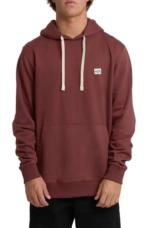 BILLABONG Relaxed Fleece Hoodie - Plum