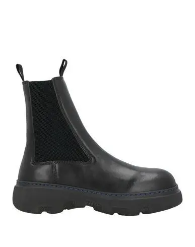 Burberry Leather Ankle Boots - Black