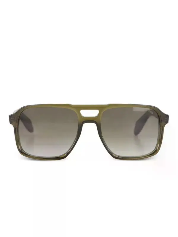 CUTLER & GROSS Square-frame Double-bridge Sunglasses