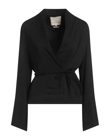 ALESSIA SANTI Shirt With Tie Fastening - Black