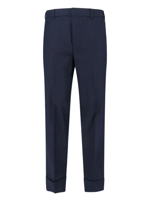 CRUNA Kensington Virgin Wool Trousers - Blue