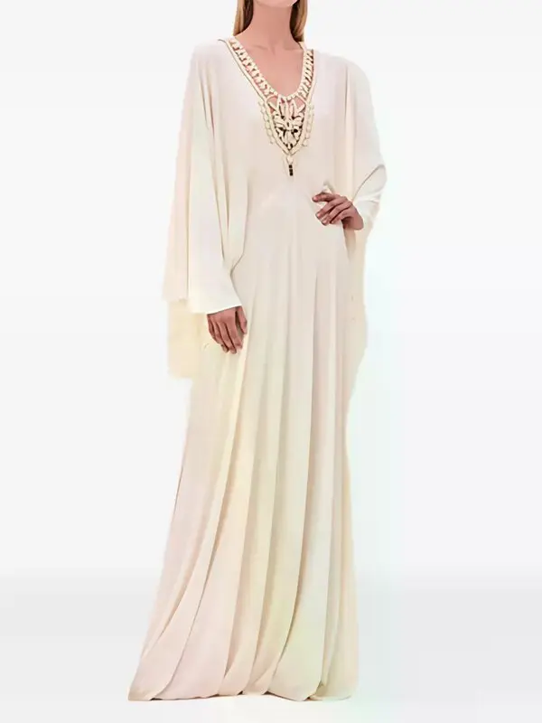 Alexis Genevieve Beaded Dress - Neutrals
