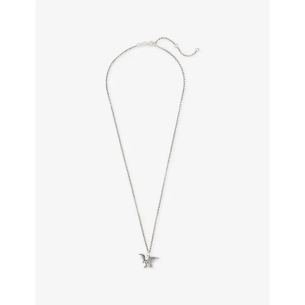 SERGE DENIMES Eagle 925 Sterling Necklace - Silver