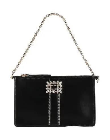 ROGER VIVIER Handbag In Calfskin With Appliqués And Crystals