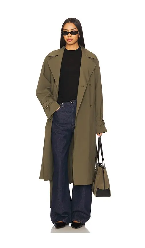 LAMARQUE Colette Coat - Dark Olive