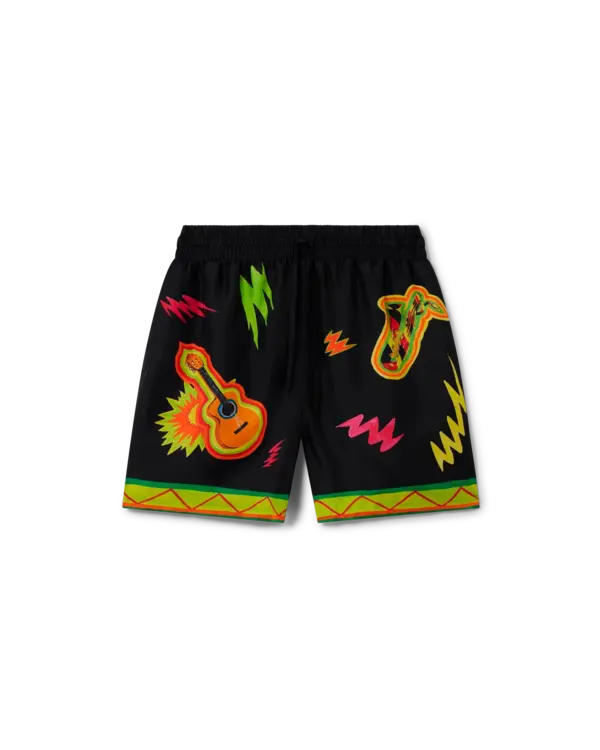 Casablanca Music For The People Silk Shorts