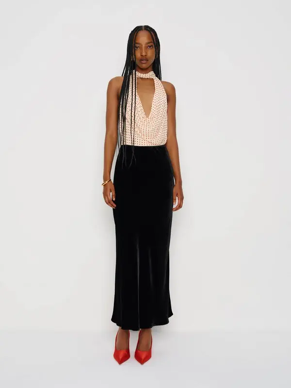 REFORMATION Solara Top - Marilyn Dot