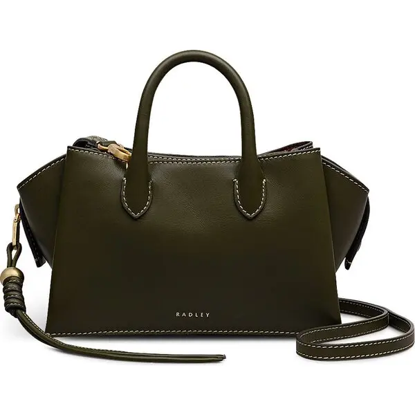 RADLEY The Romilly Small Ziptop Satchel Bag - Pine Needle