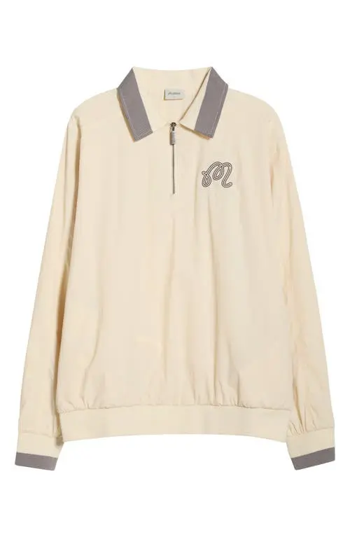 MALBON Dove Quarter-zip Pullover - Dove Grey