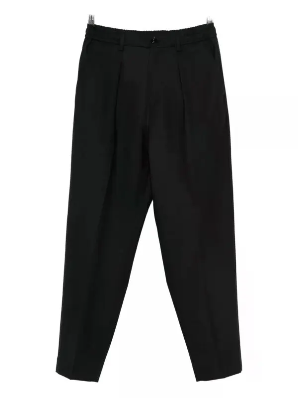 BE ABLE Dominique Pleated Trousers - Black