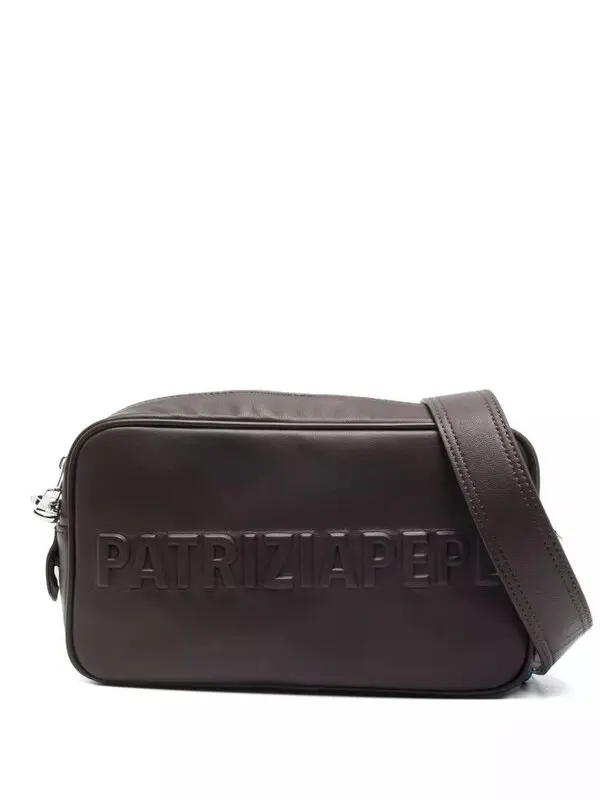 Patrizia Pepe Embossed Logo Satchel