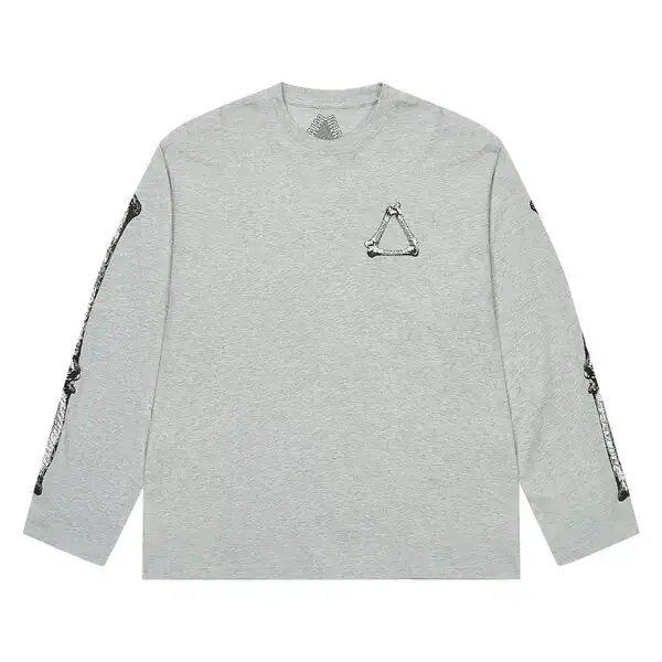 トップス palace TRI-BONE longsleeve Gray XL Palace Tri-Bone Long-Sleeve Shirt - Grey | Editorialist