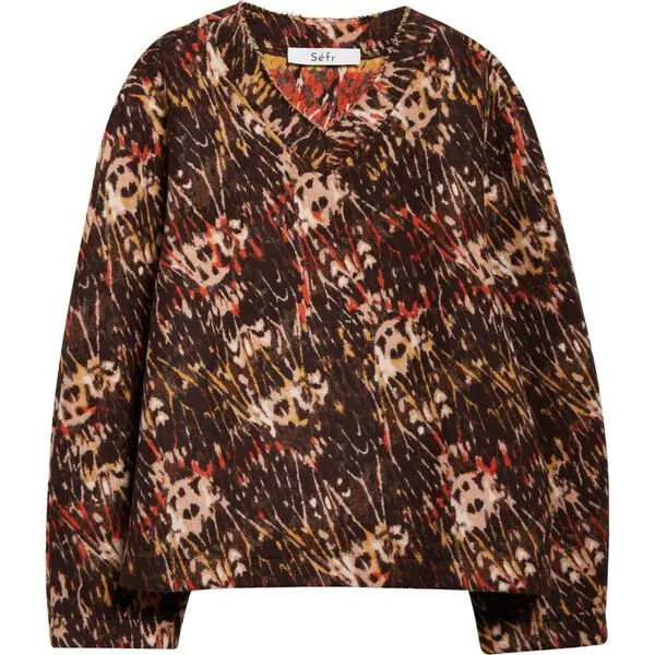 Séfr Agustin Wool-blend Sweater - Bedouin Melange