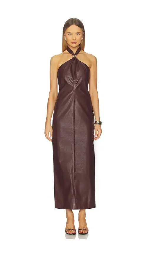 4TH & RECKLESS Rhea Dress - Burgundy