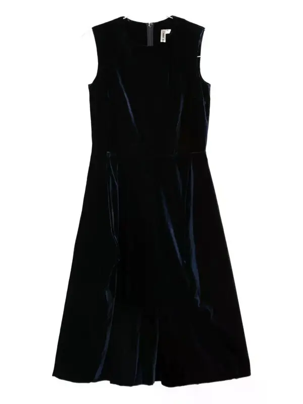 Comme Des Garçons Sleeveless A-line Jumpsuit - Blue