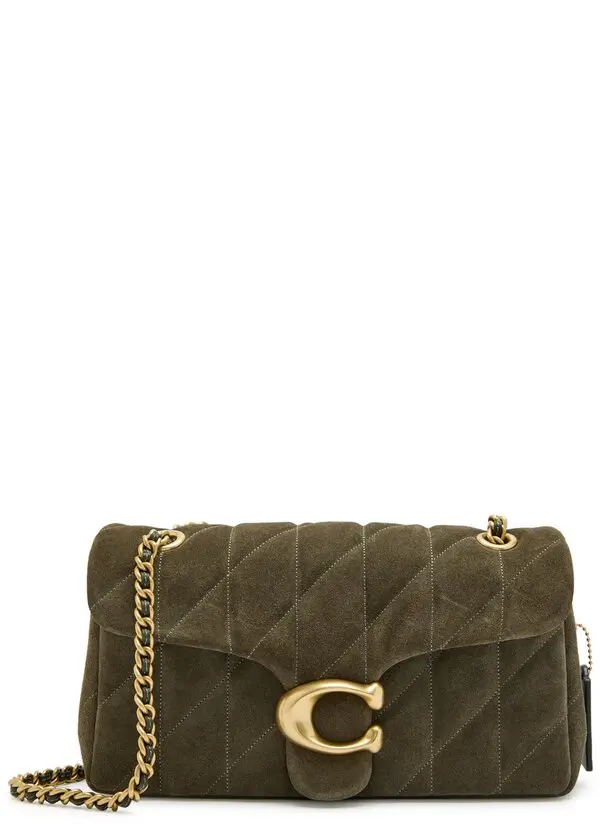 Coach Tabby 26 Quilted Suede Shoulder Bag